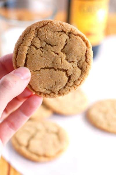 Big Soft Ginger Cookies Recipe with Molasses - Food Lovin Family