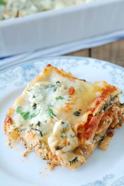 Chicken Lasagna with Red Sauce - Food Lovin Family