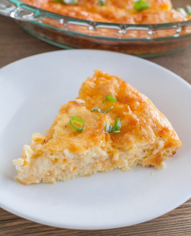 Cheese Pie (Easy Crustless Quiche) - Food Lovin Family
