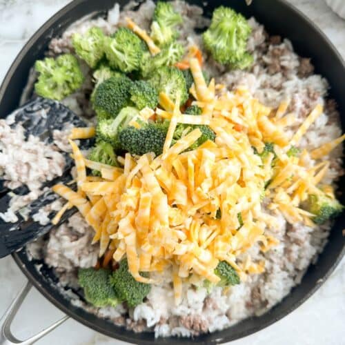 Cheesy Ground Beef And Rice Casserole - Food Lovin Family