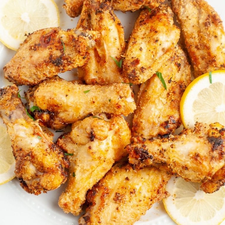Wingstop Lemon Pepper Wings (Baked or Air Fried) - Food Lovin Family