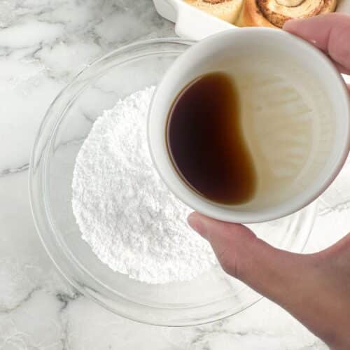 The Best Cinnamon Roll Icing - Food Lovin Family