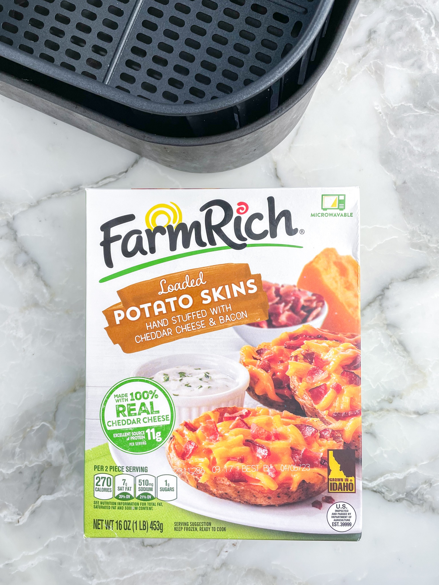 Frozen Potato Skins In Air Fryer - Food Lovin Family