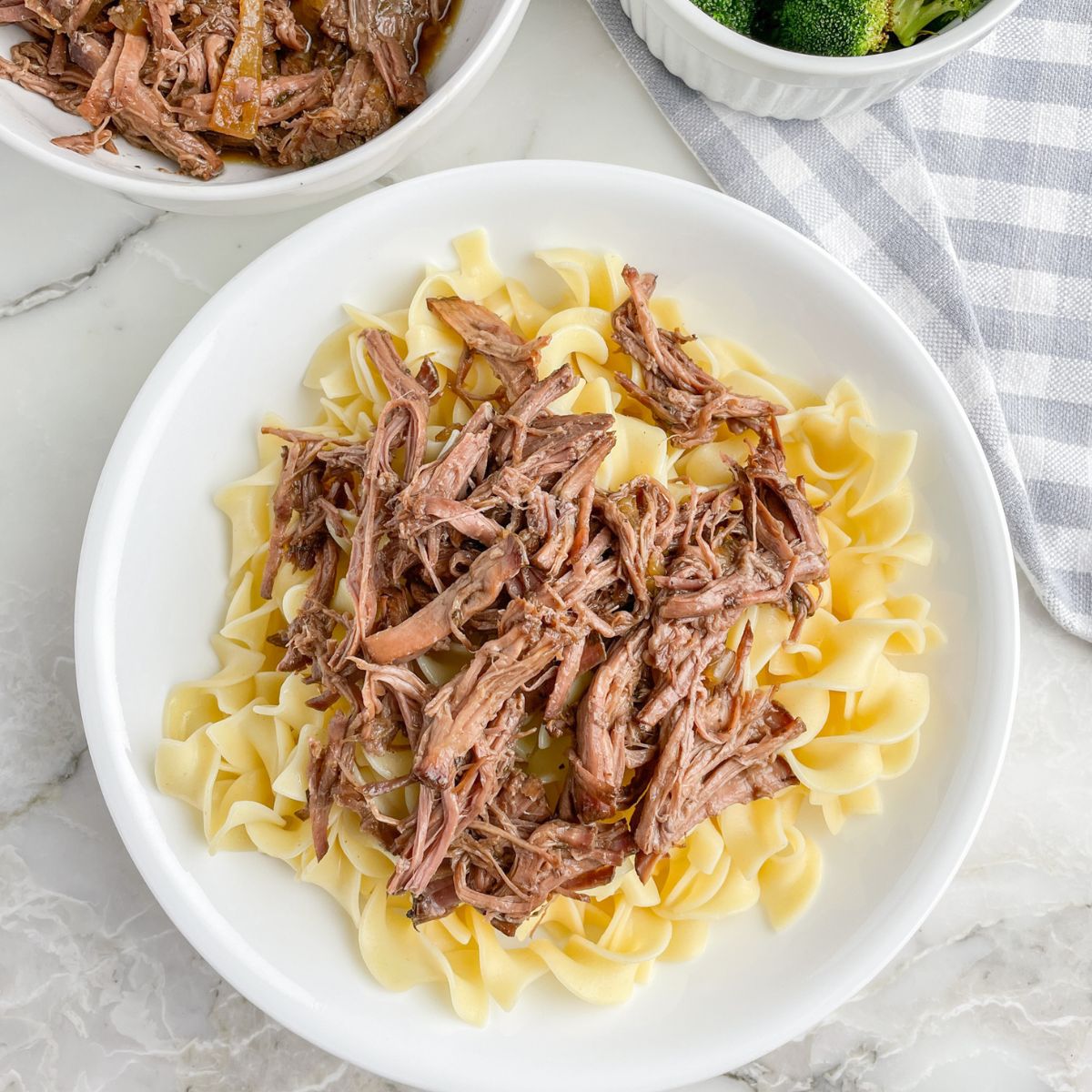 Slow Cooker Shredded Beef Recipe - Food Lovin Family
