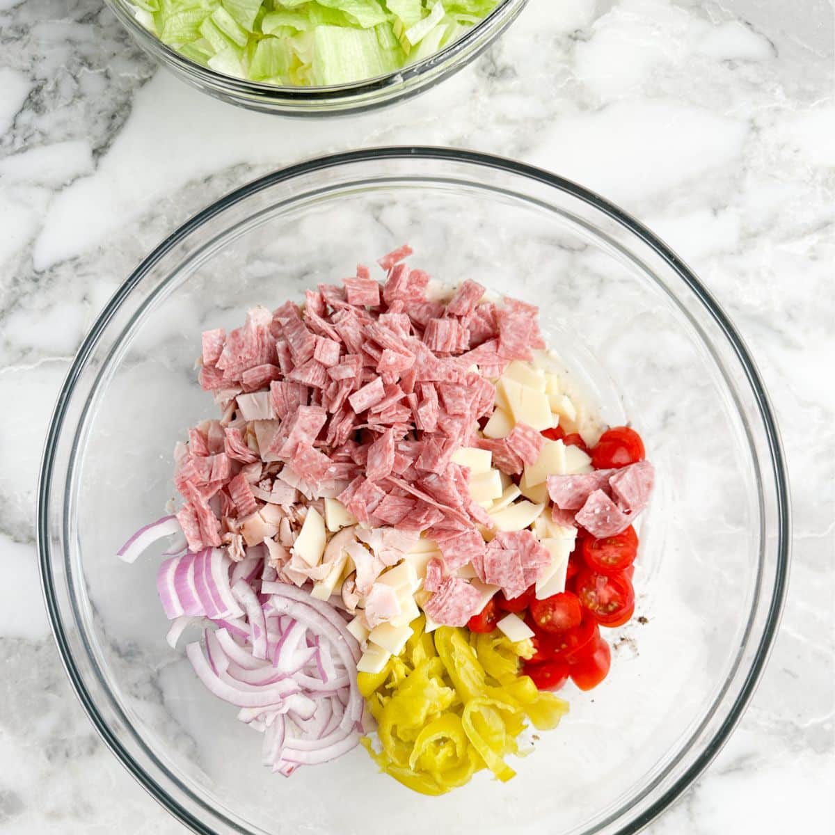 Italian Grinder Salad (Chopped Sub Salad) - Food Lovin Family
