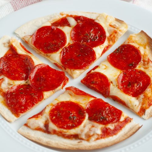 Tortilla Pizza Recipe - Food Lovin Family