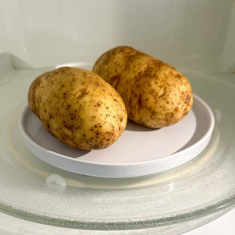 Easy Microwave Baked Potato - Food Lovin Family