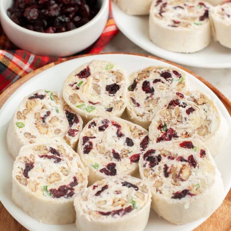 Cranberry Cream Cheese Pinwheels - Food Lovin Family