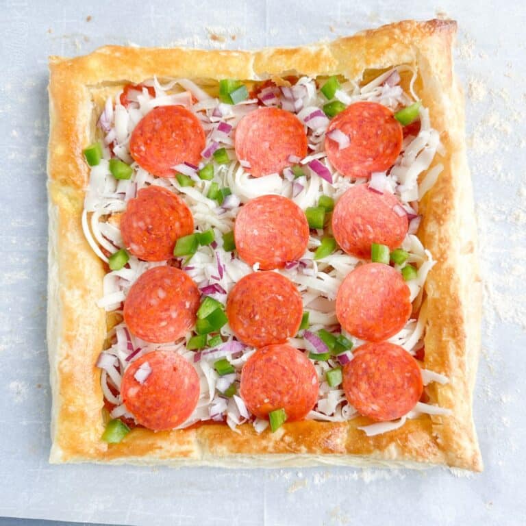 Puff Pastry Pizza - Food Lovin Family