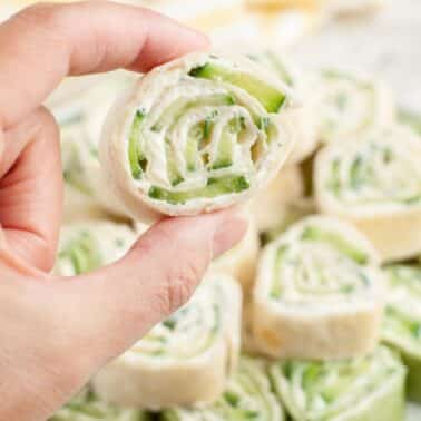 Cucumber Pinwheels - Food Lovin Family