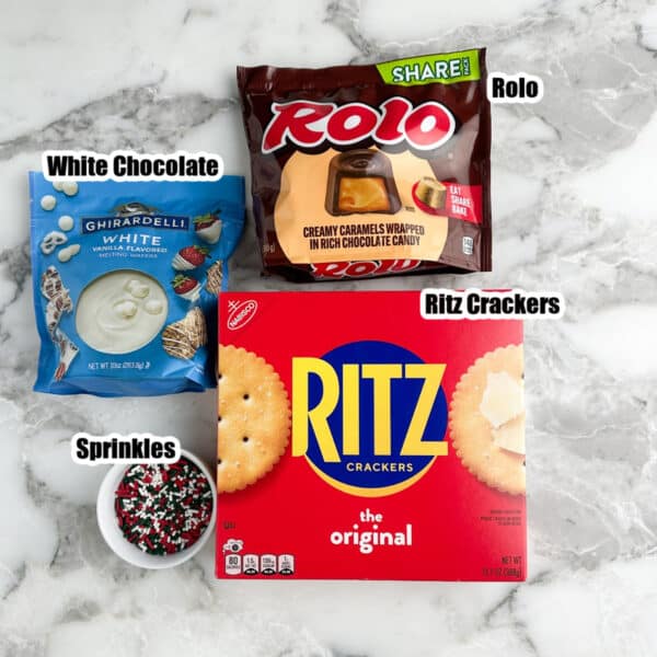 Rolo Stuffed Ritz Crackers - Food Lovin Family